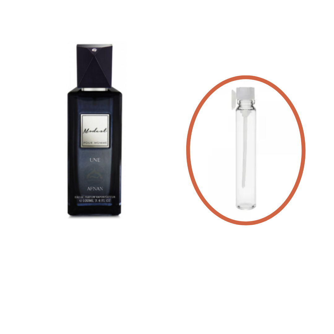 MOSTRA AFNAN MODEST POUR HOME UNE 1ML - Top Parfum